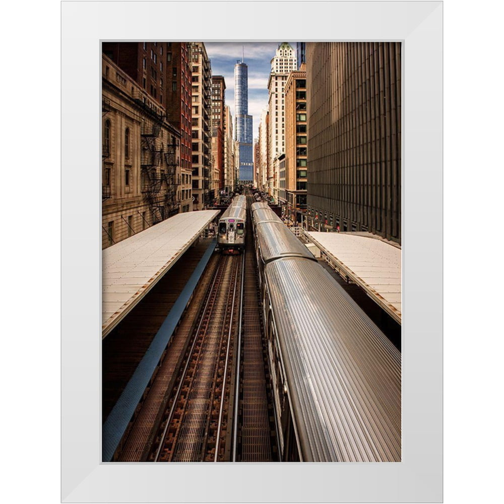 Kinney, Jon 14x18 White Modern Wood Framed Museum Art Print Titled ...