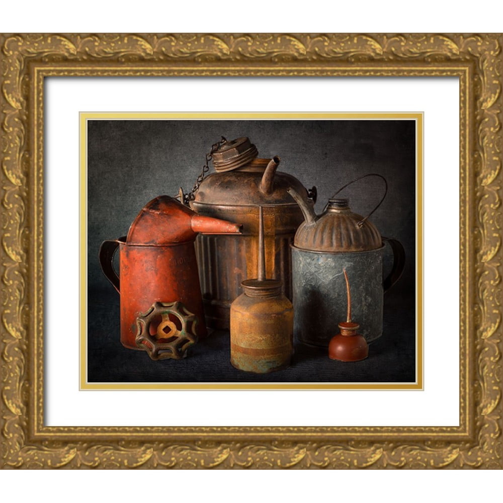 Kinney, Jon 32x26 Gold Ornate Wood Framed with Double Matting Museum ...