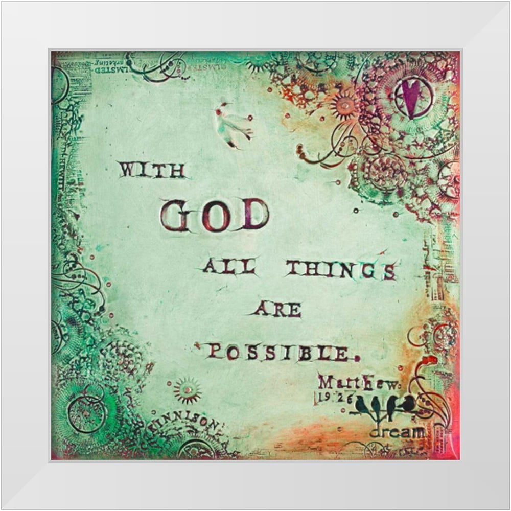 Kinnison, Carolyn 15x15 White Modern Wood Framed Museum Art Print ...