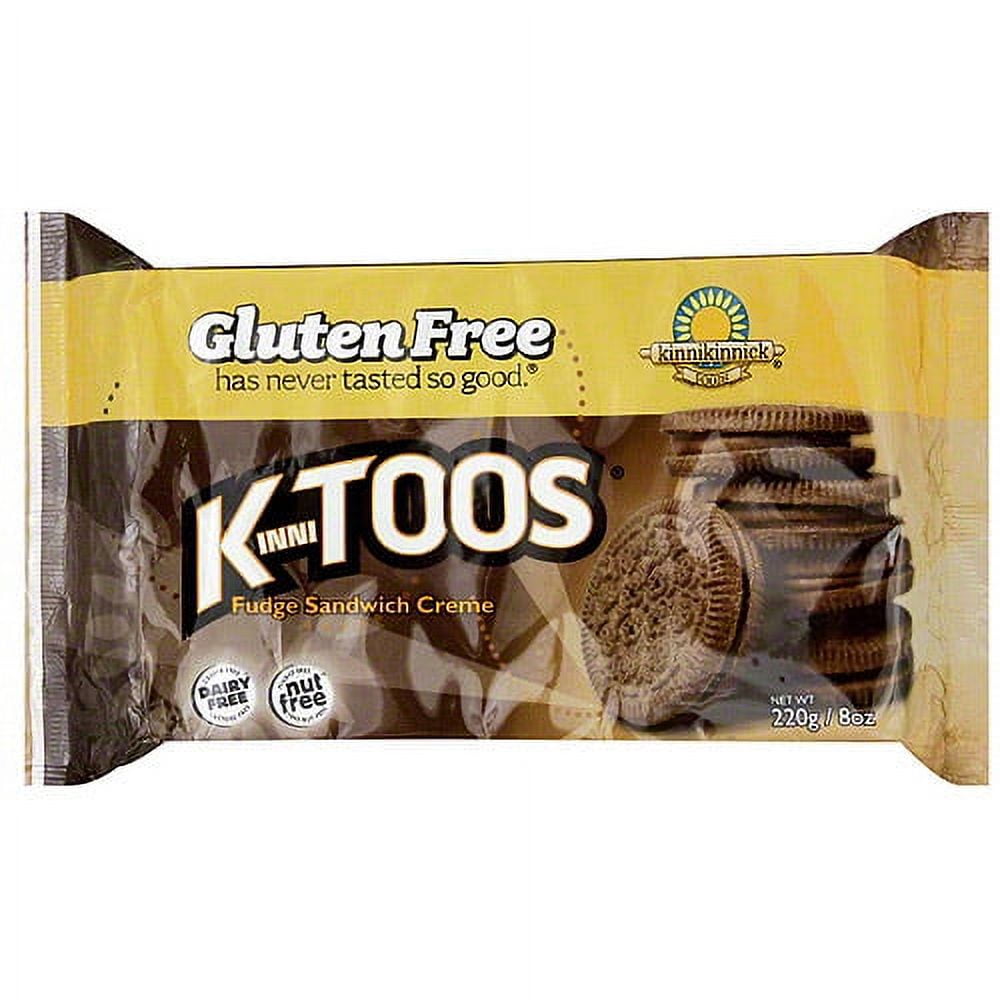 Kinnitoos Fudge Creme Sandwich Cookie, 8 oz (Pack of 6) - Walmart.com