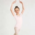 Kinrui Girls Leotards Short Sleeve Dance Ballet Tight Gymnastics Crew ...