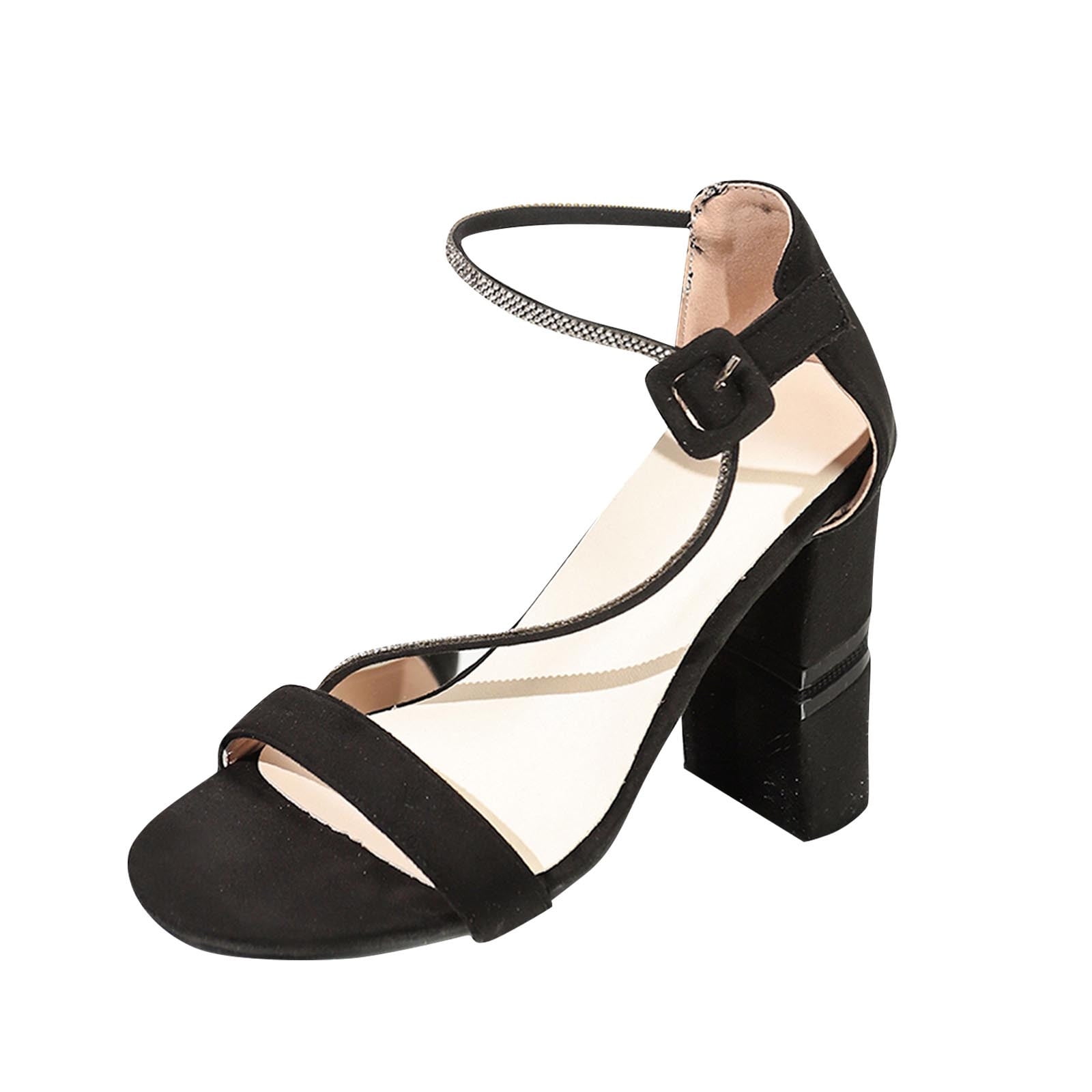 Kinrui Sandals for Women Fashion Women Casual Round Head Sandals Comfy ...