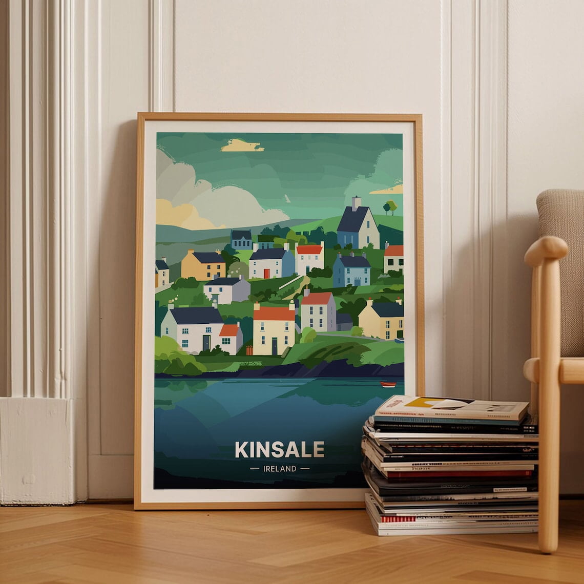 Kinsale Ireland Cork Wild Atlantic Way Wall Art, Unframed Canvas ...