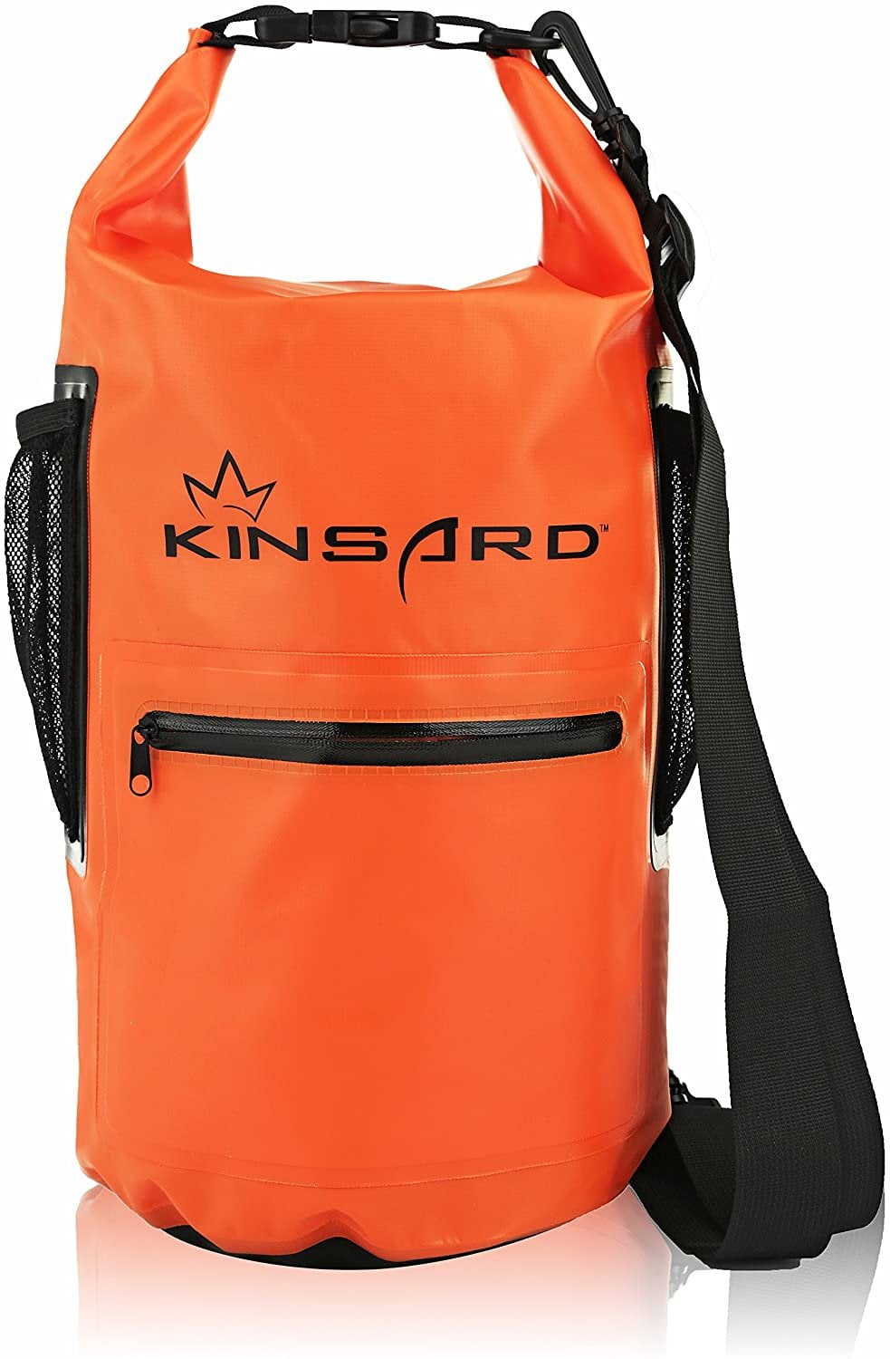 Kinsard 10L Waterproof Dry Bag with Zipper Pockets & Adjustable Straps ...