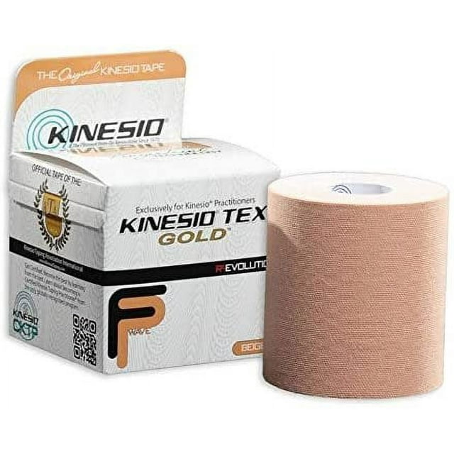 Kinseio Taping - Kinesiology Tape Tex Gold FP - Beige 3in. x 5m Roll - Walmart.com