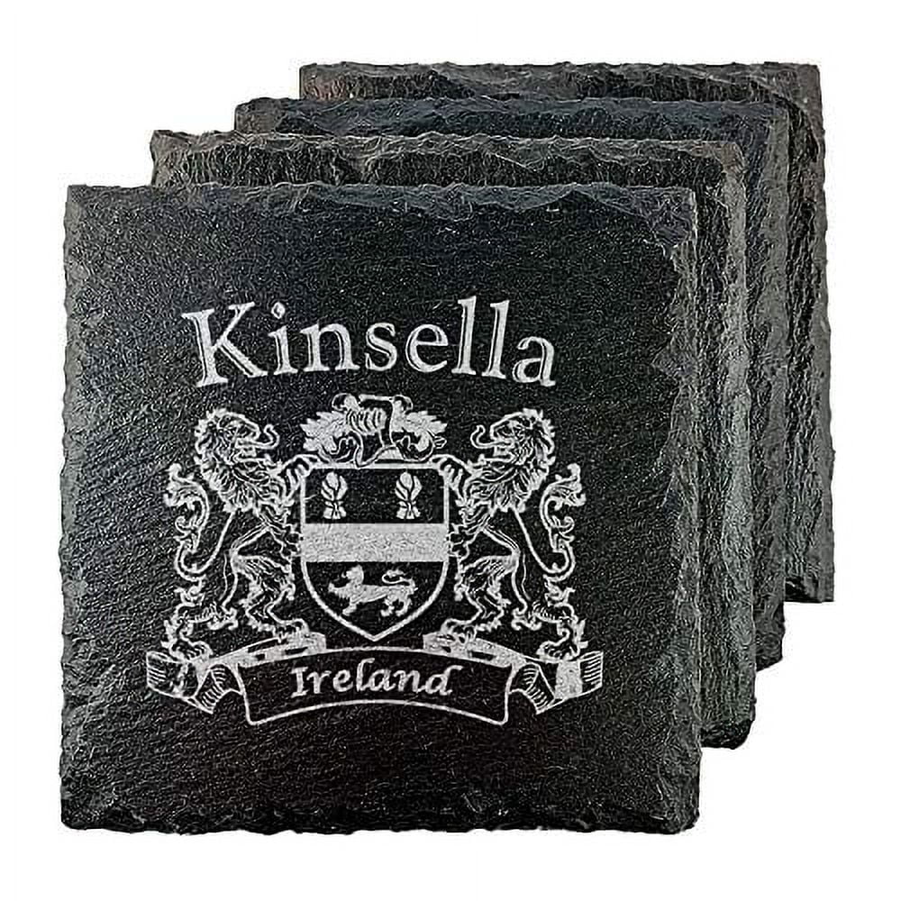 Kinsella Irish Coat of Arms Slate Coasters - Set of 4 - Walmart.com