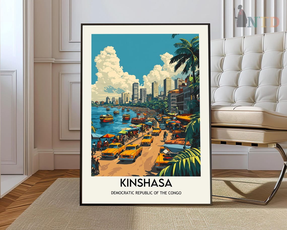 Kinshasa Print, Kinshasa Art, Kinshasa Poster, Kinshasa Photo, Kinshasa ...