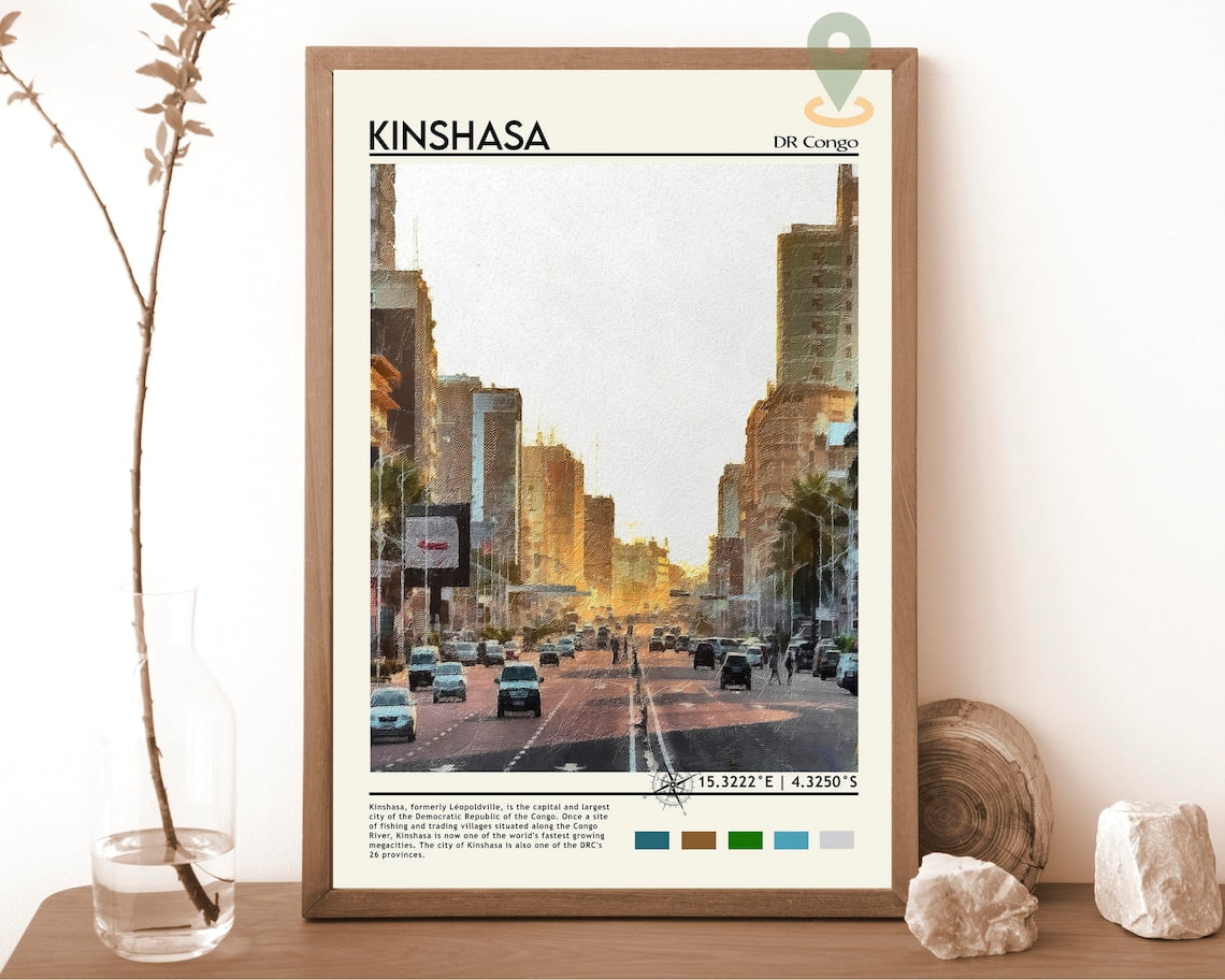 Kinshasa Print, Kinshasa Art, Kinshasa Poster, Kinshasa Photo, Kinshasa Poster Print, Kinshasa ...