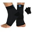 Kinship Comfort Brands Plantar Fasciitis Sleeve, Foot & Heel Pain Relief, Arch Support | Black ...