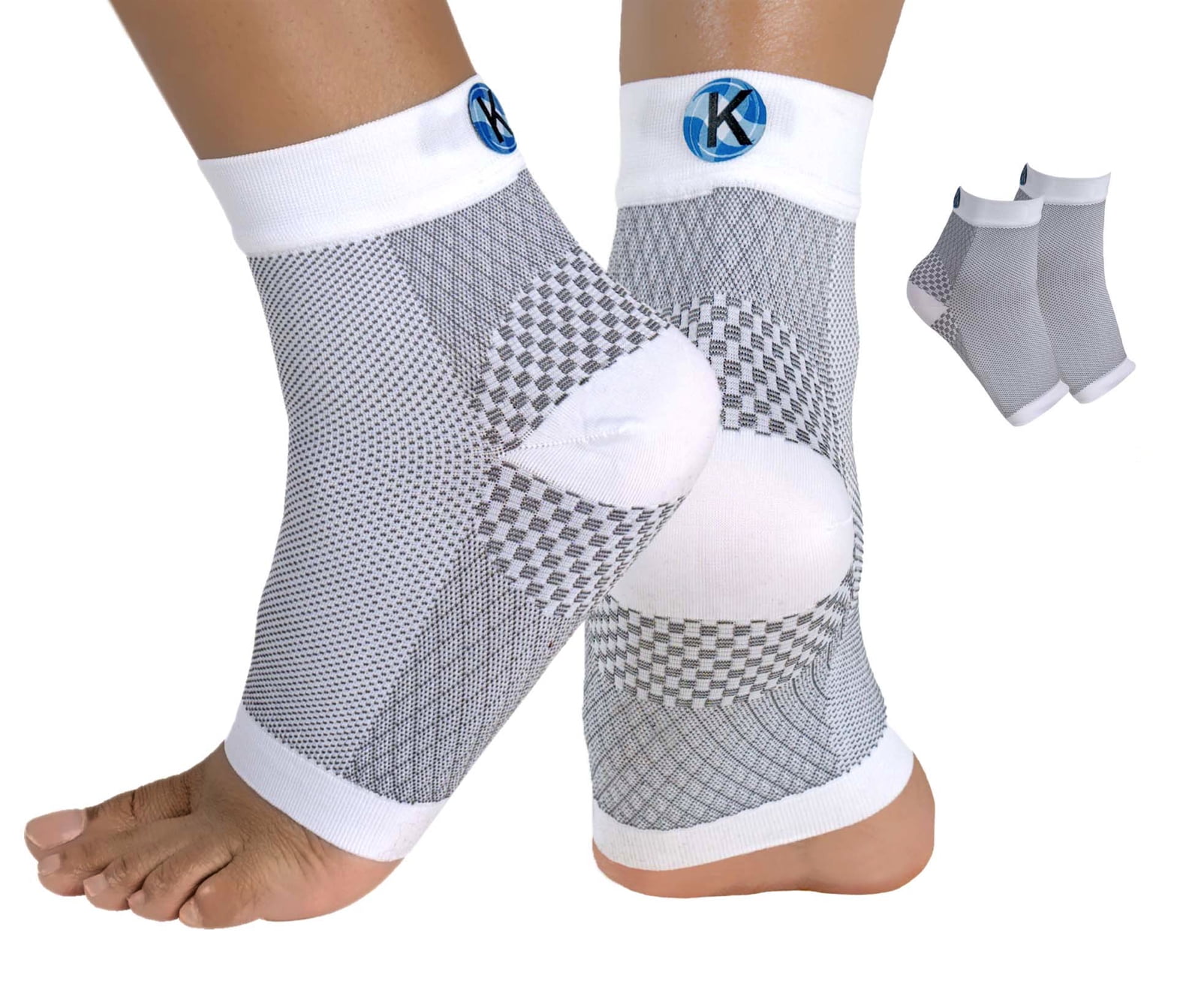 Kinship Comfort Brands Plantar Fasciitis Toeless Compression Socks for ...