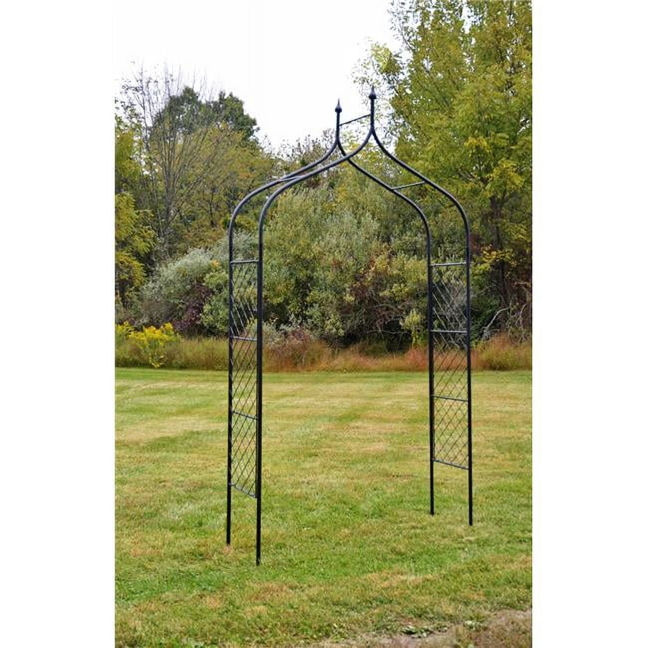 Kinsman AGOGEE Classic Ogee Arch - Metal Garden Arbor Trellis, Backyard ...