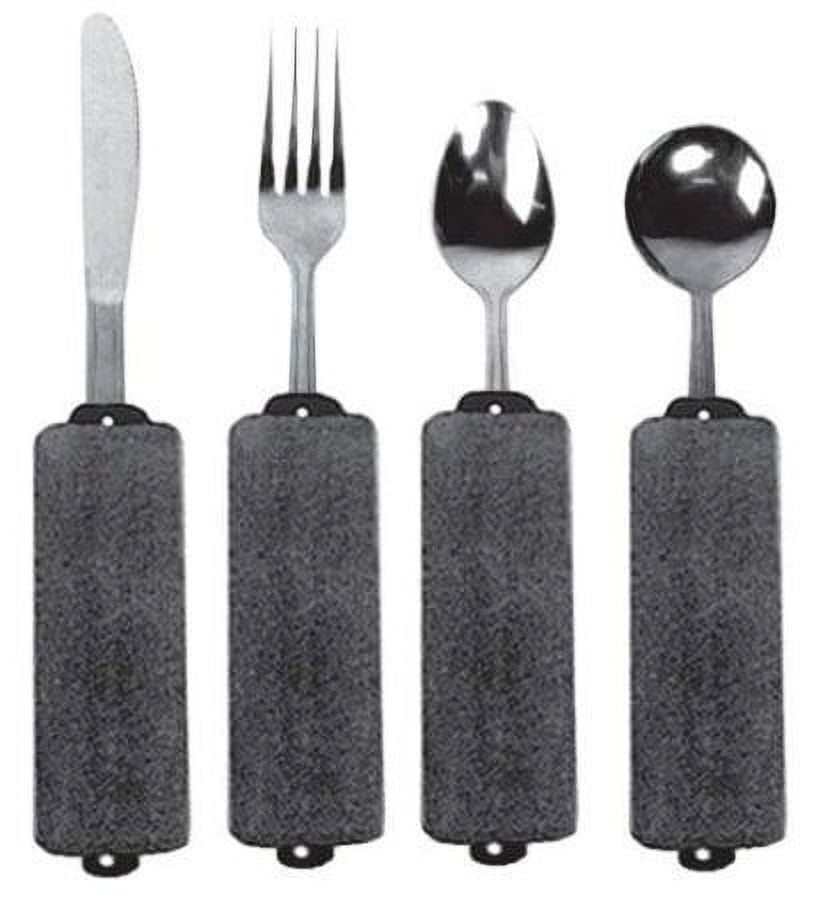 Kinsman Soft Built Up Handle Utensils - Set of Four Includes Fork ...