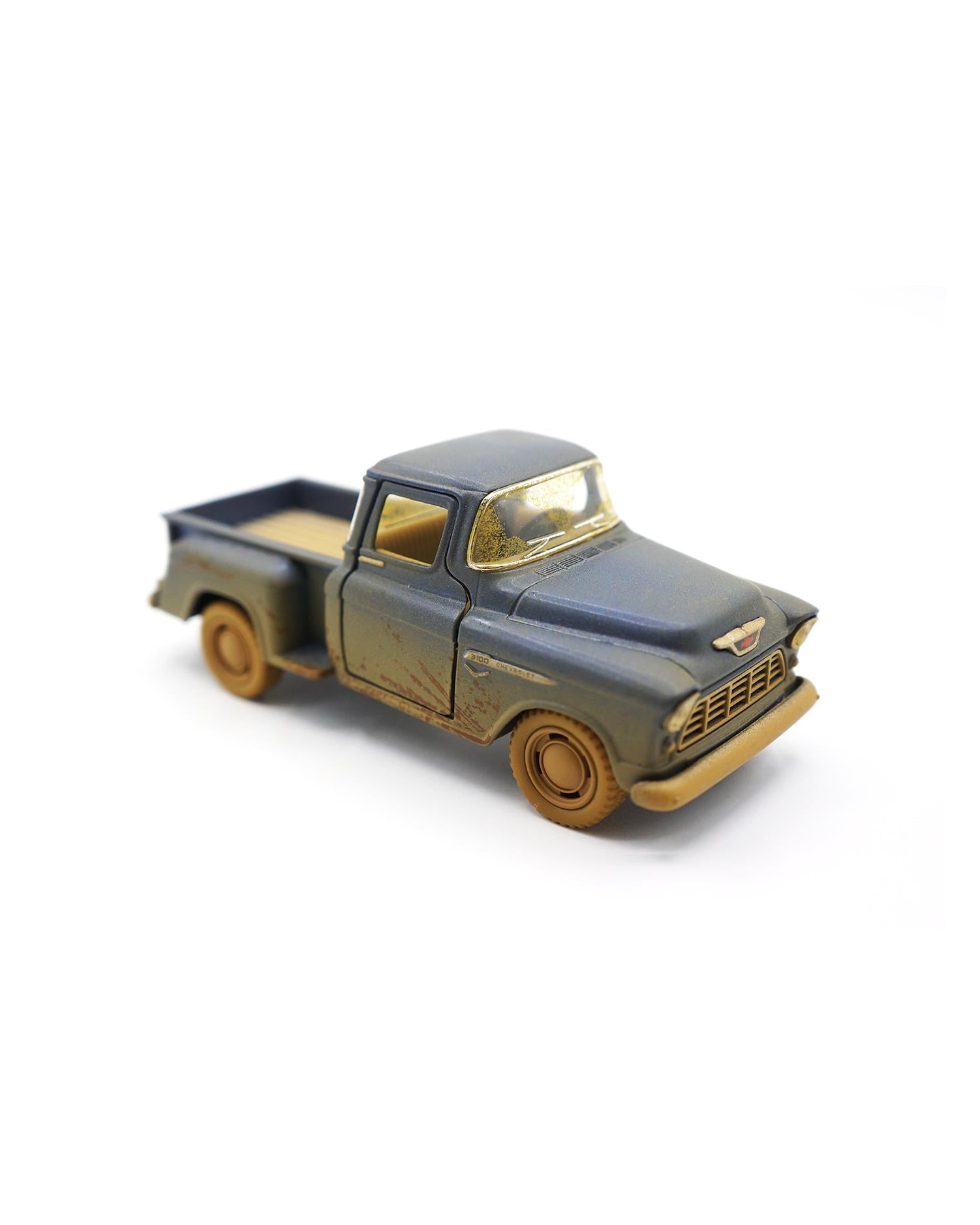 Kinsmart 5 1955 Chevy Stepside Muddy Diecast Model Toy Car, but NO Box ...