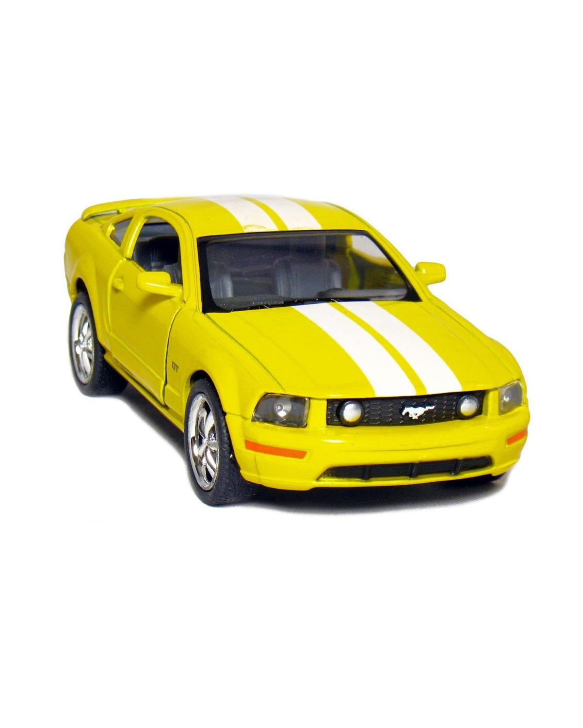 Kinsmart 5 2006 Ford Mustang GT Diecast Model Car, Yellow Ford Mustang ...