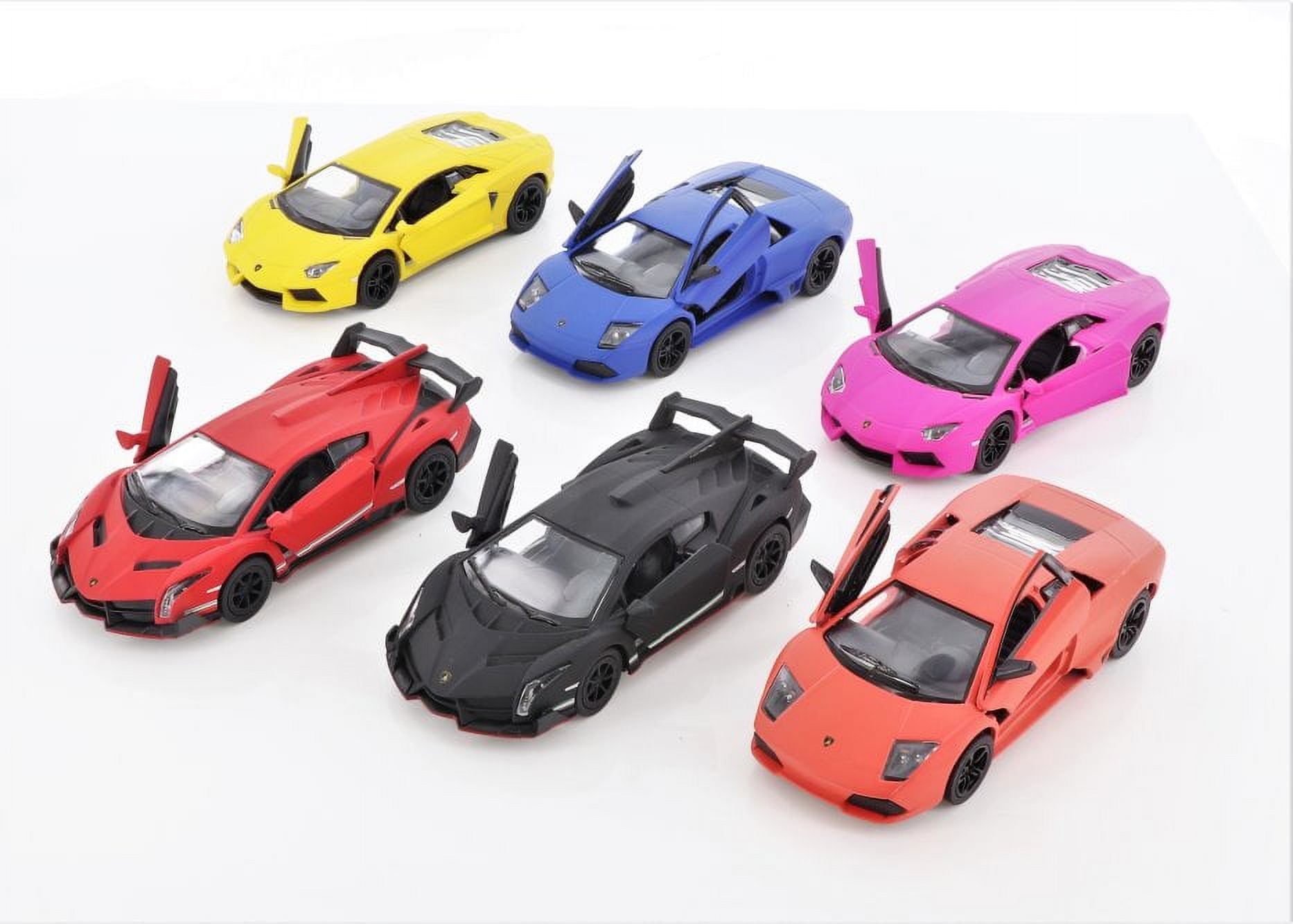 Kinsmart Matte Lamborghini Assortment Diecast Car Set - Box of 12 1/36 ...