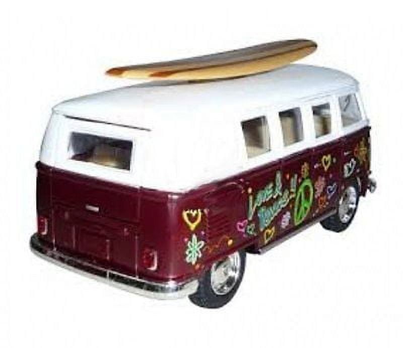 Kinsmart Volkswagen Classical Bus 1962, Diecast Model, 1:32 Scale, Pull ...