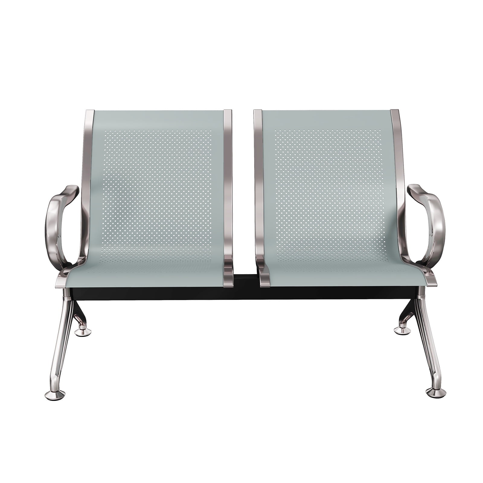Kinsuite 2-Seat Reception Chairs - Waiting Room Chairs with Arms ...