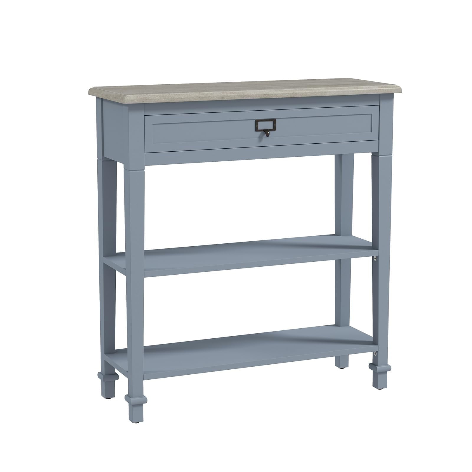 Kinsuite Entryway Table with Drawers & Storage Shelves, 3-Tier ...