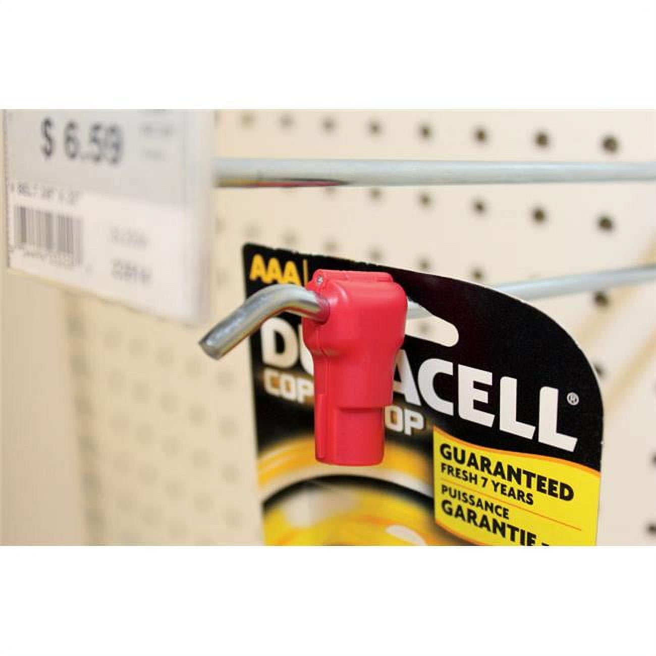 Kinter 9009044 Red Theft Protection Peg Hook Magnetic Lock, Plastic ...