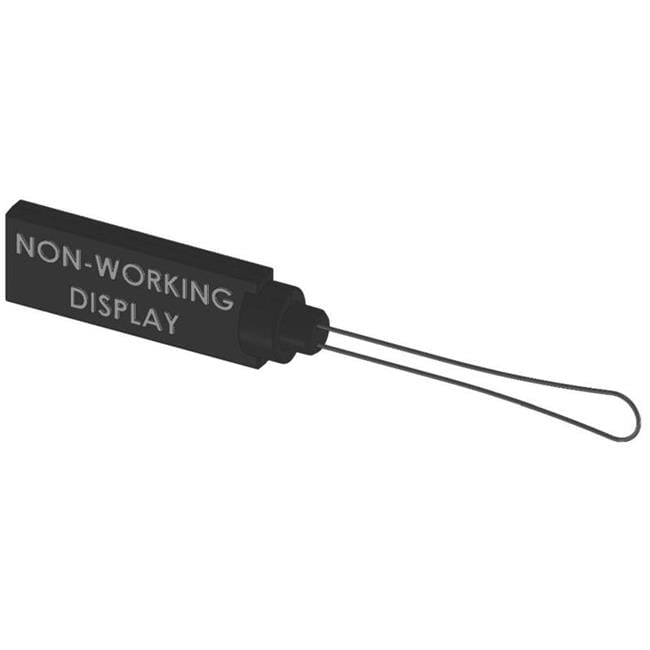 Kinter 9091913 Plastic Black Theft Prevention Display Sign - Walmart.com