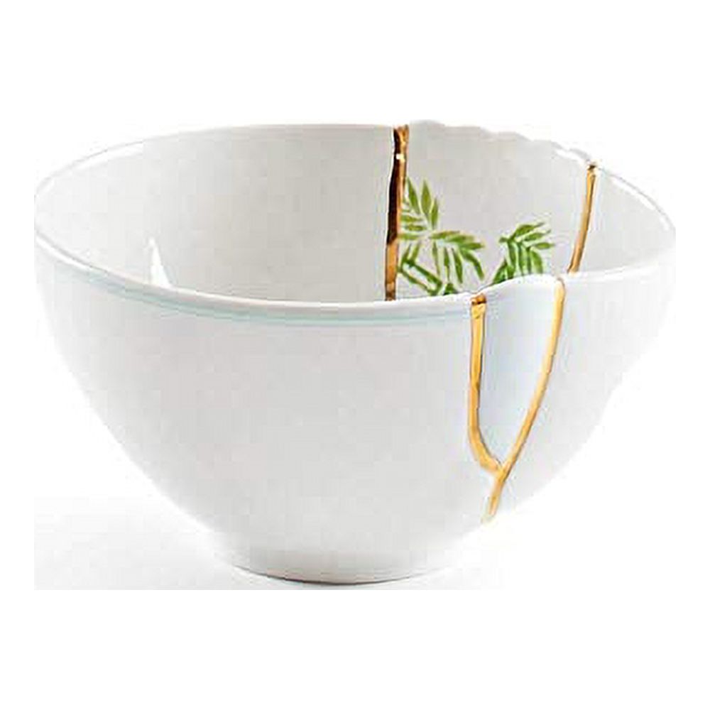 Kintsugi Bowl in Porcelain and 24 Carat mod. 3 - Walmart.com