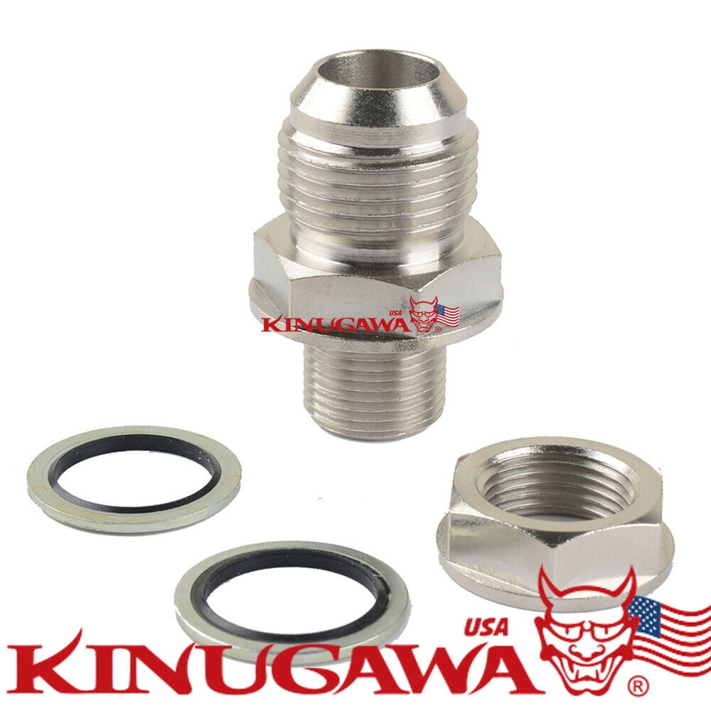 Kinugawa Turbo Oil Pan Return Drain Plug Adapter Bung Fitting No Weld ...