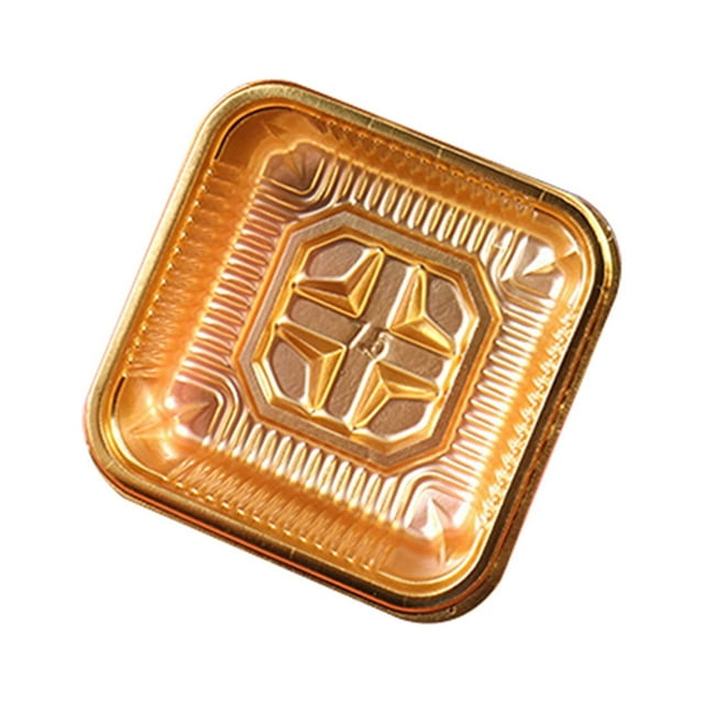Kinzd 100Pcs Packing Box Portable Safe Square Shape Plastic Moon Cake ...
