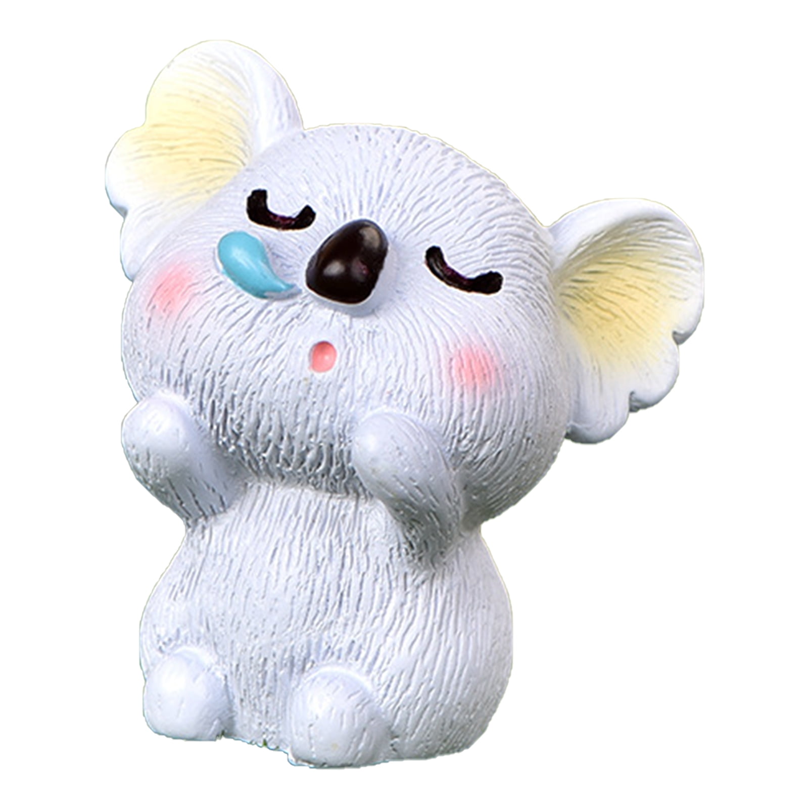 Kinzd Active Poses Koala Figurine Vivid Appearance Resin Fairy Garden ...