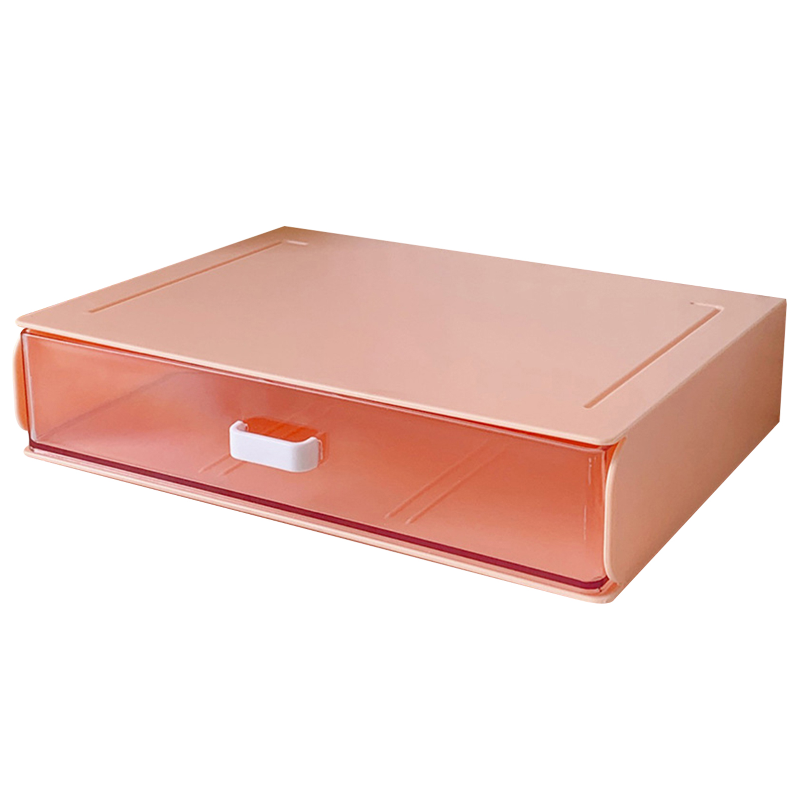 Kinzd Desk Storage Box Drawer Design Transparent Box Load Bearing ...