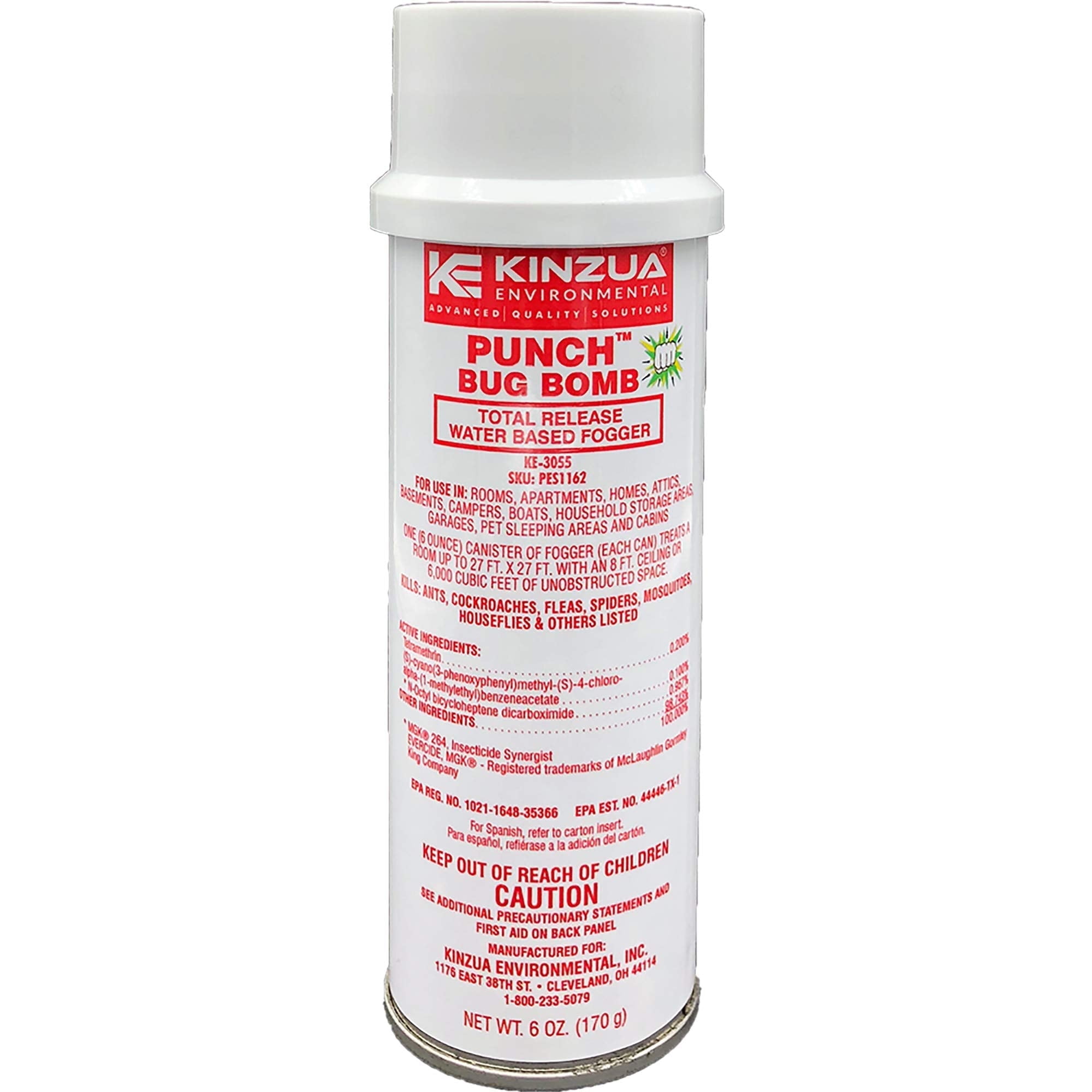 Kinzua Environmental Punch Bug Bomb, Kills Mosquitoes, Fleas, Ants ...
