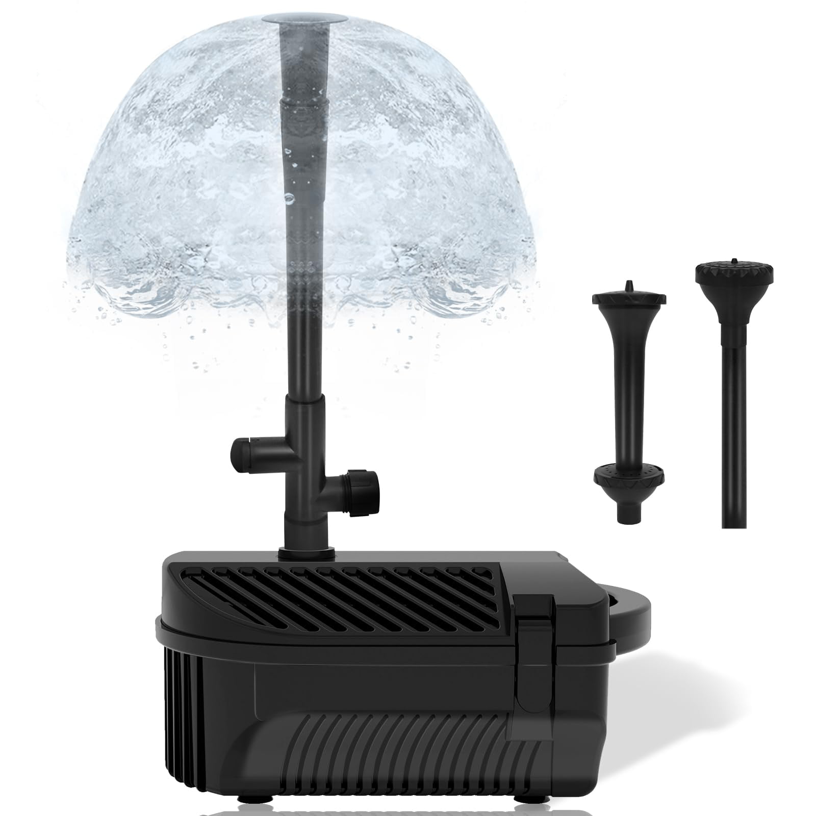 KioGro 1320GPH/100W Large Water Fountain Pump, Pond Pump Fountain Kits ...