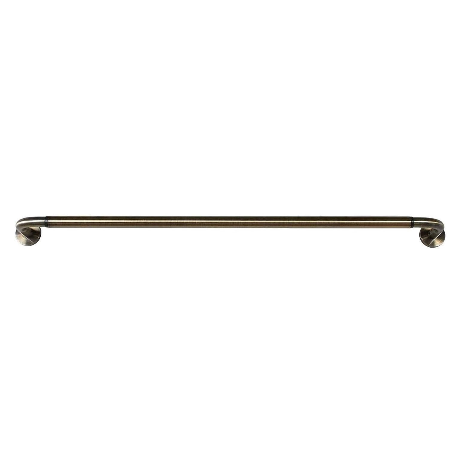 KioJJp 28"-" Steel Privacy Curtain Rod, in Antique Brass - Walmart.com