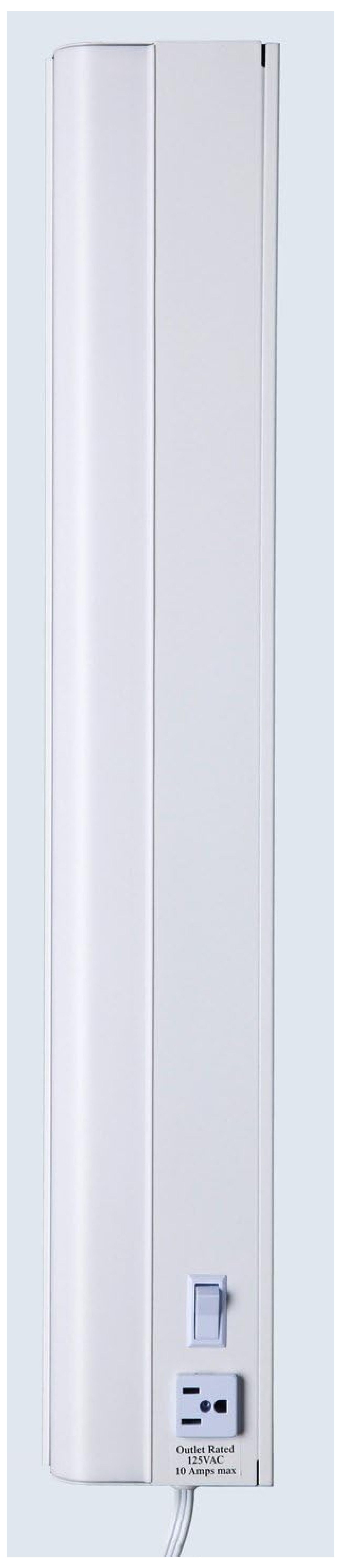 KioJJp G9124P-T8-WH-I 24" Fluorescent Under Cabinet Light Bar With ...