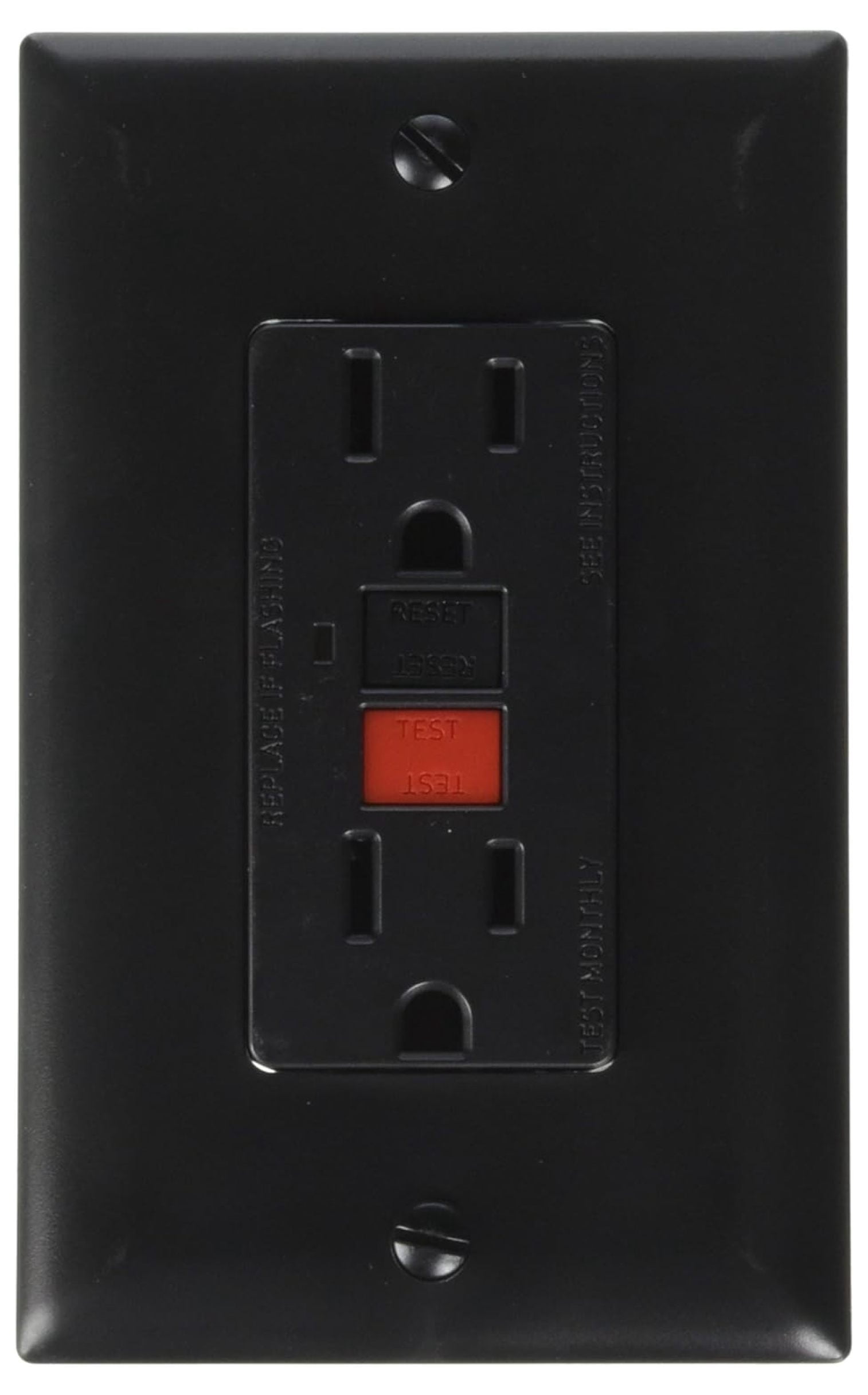 KioJJp S807 Black Dual GFCI Outlet - Walmart.com