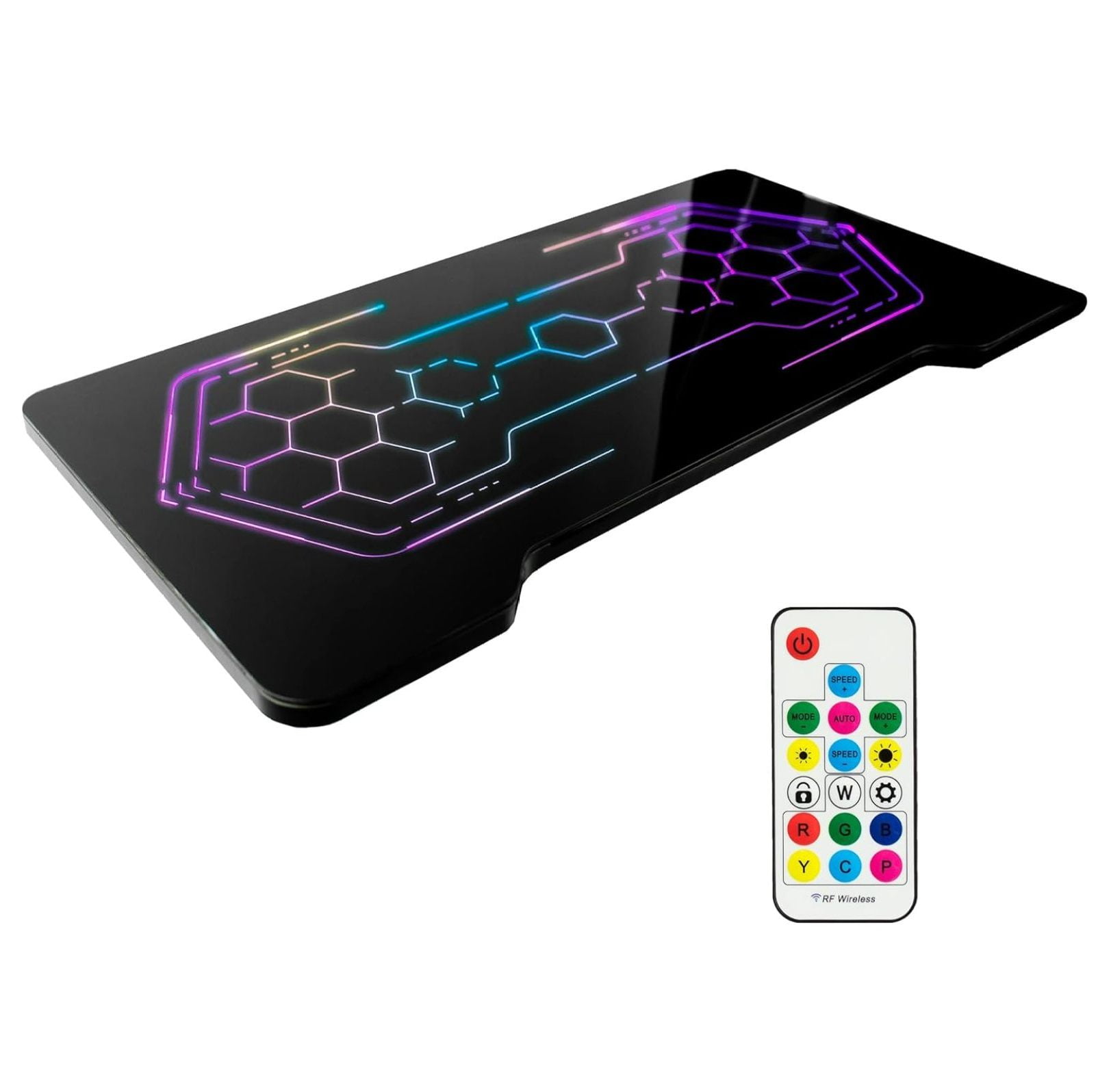 KioJJp Universal x 24 inch Solid One-Piece Tempered Glass Gaming ...