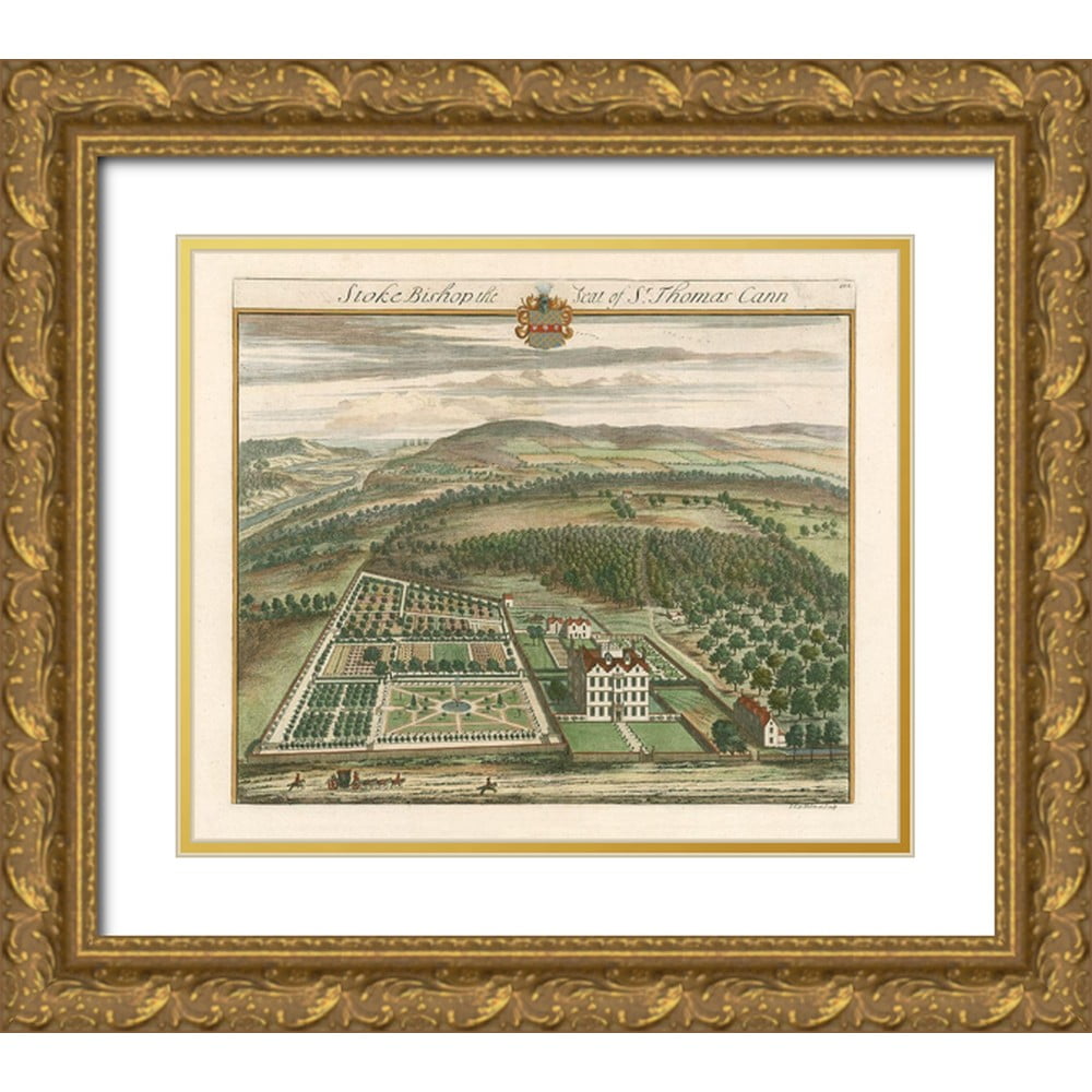 Kip, Johannes 23x20 Gold Ornate Wood Framed with Double Matting Museum Art Print Titled - Kips ...