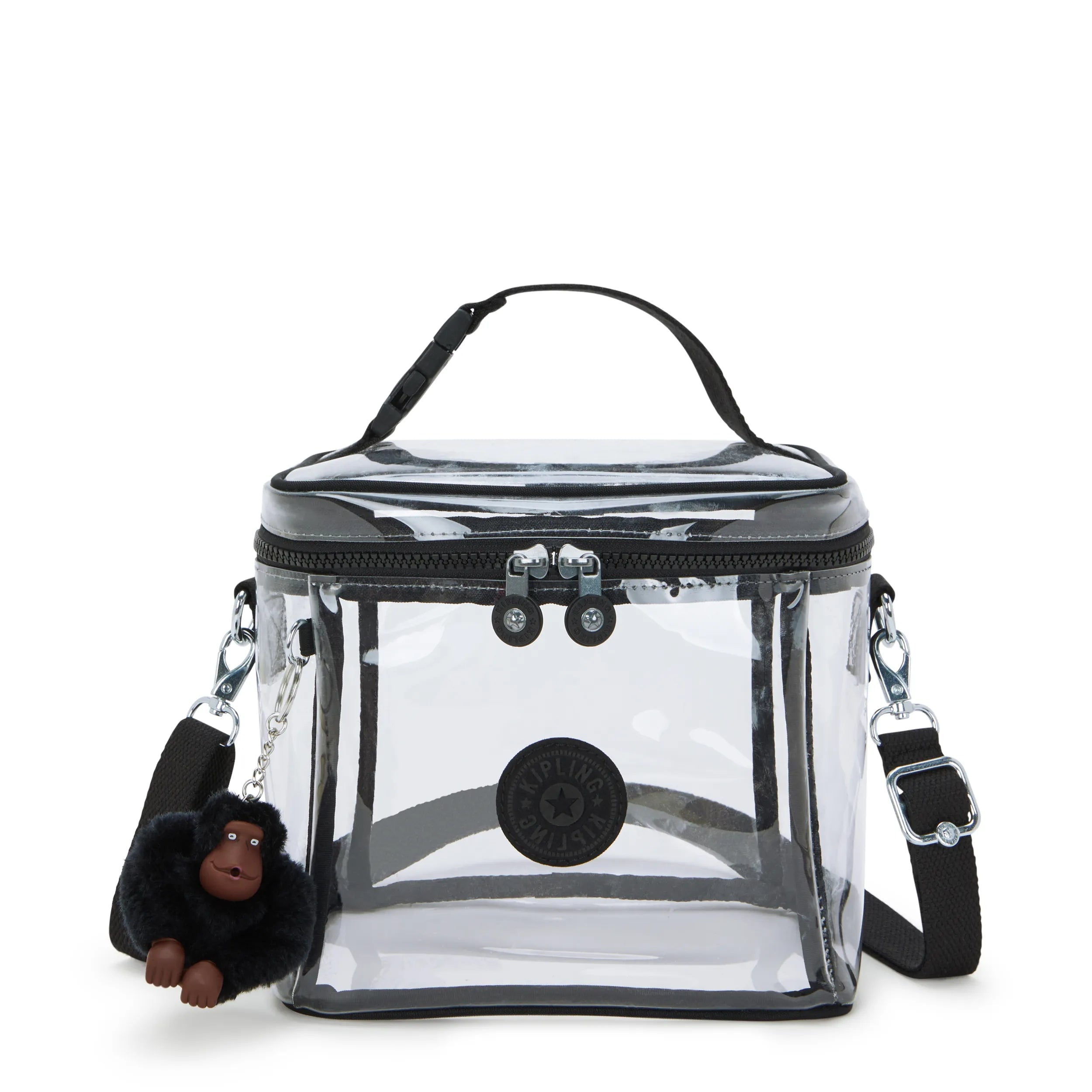 Kipling Graham Clear Lunch Bag Jet Black Fun - Walmart.com