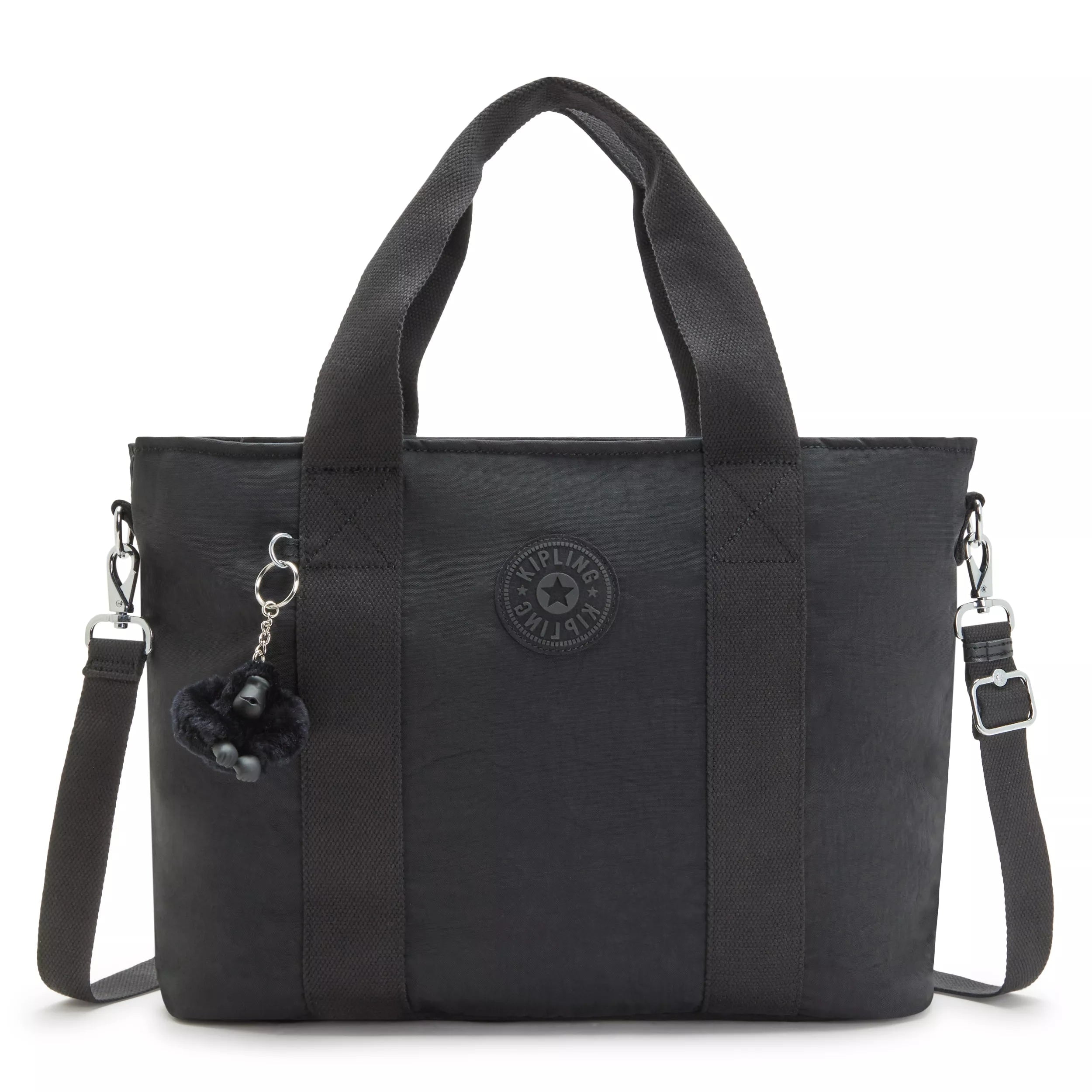 Kipling Minta Large Shoulder Bag Black Noir - Walmart.com