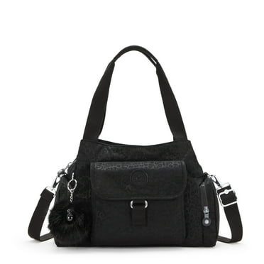 No Boundaries Women's Contemporary Top Handle Handbag, Black - Walmart.com
