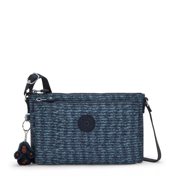 Kipling Women's Mikaela Printed Nylon Crossbody Bag with Adjustable ...