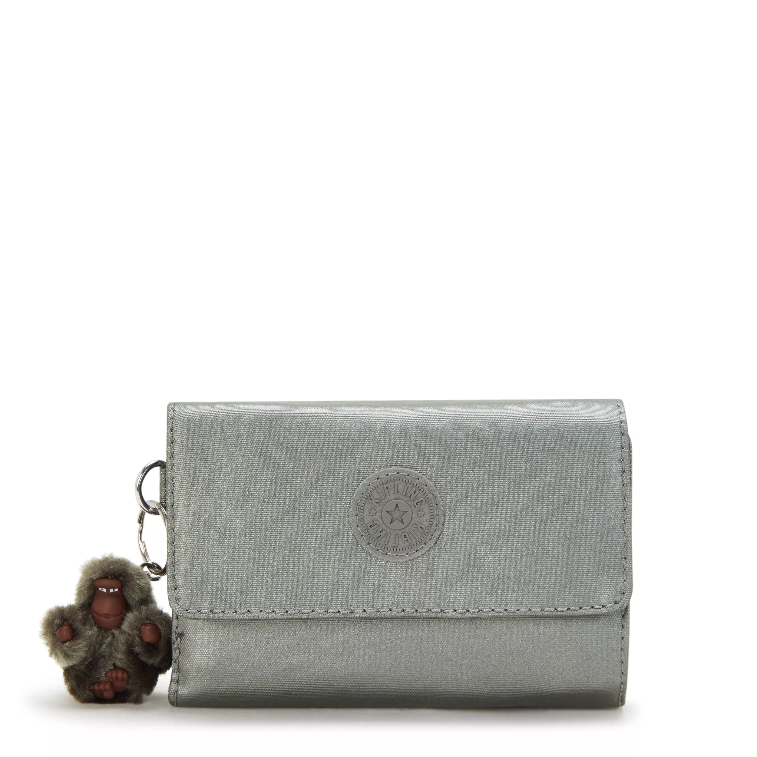 Kipling Women's Pixi Metallic Nylon Medium Wallet Organizer with Snap ...