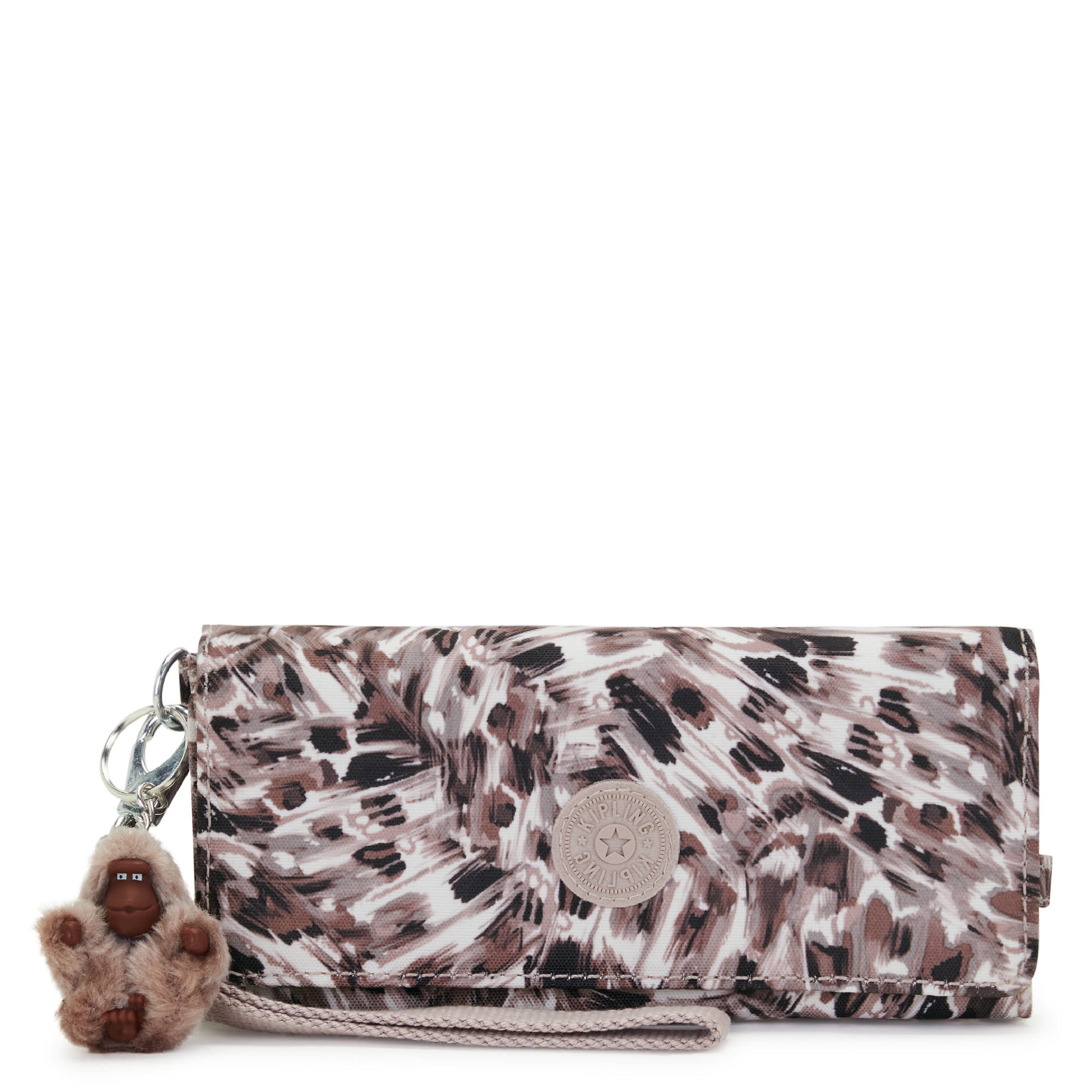 Kipling Women's Rubi Printed Nylon Large Fashion Wristlet Wallet and ...