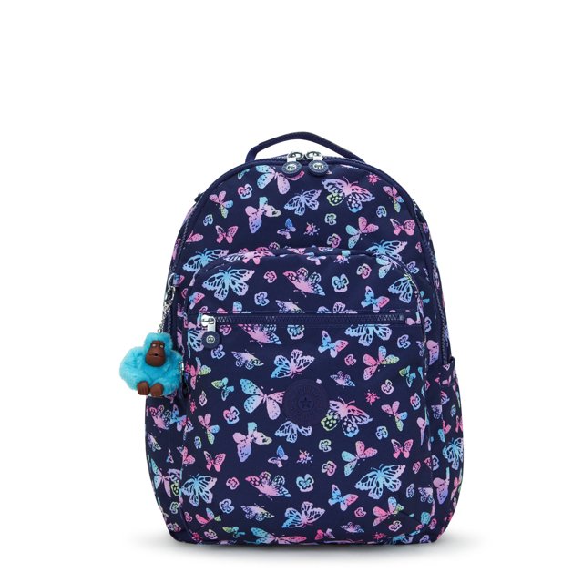Kipling Women's Seoul Large Printed 15" Laptop School Backpack ...