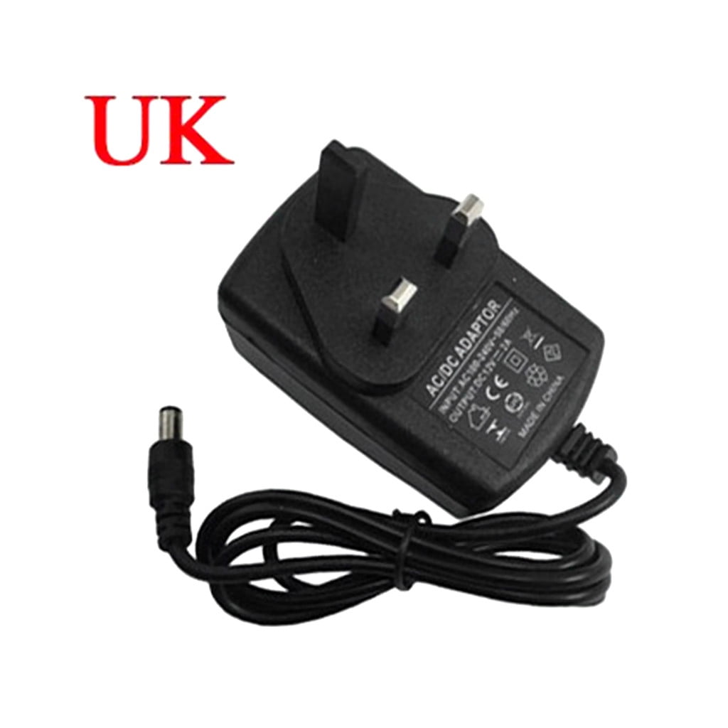 Kiplyki 24W AC/DC 12V 2A Power Supply Adaptor 3 PIN UK Plug For 5050 ...