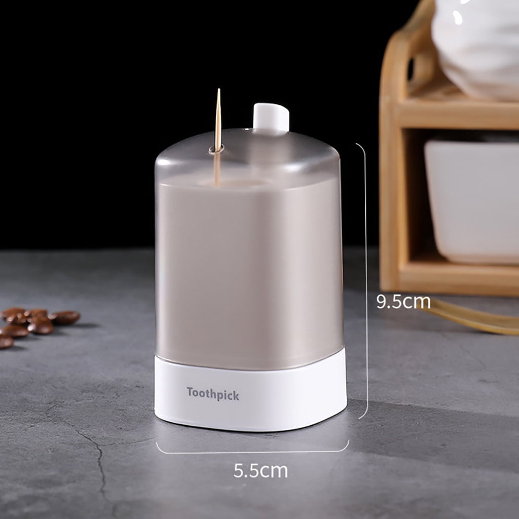 Kiplyki Automatic Pop-up Toothpick Box Holder Container Portable ...