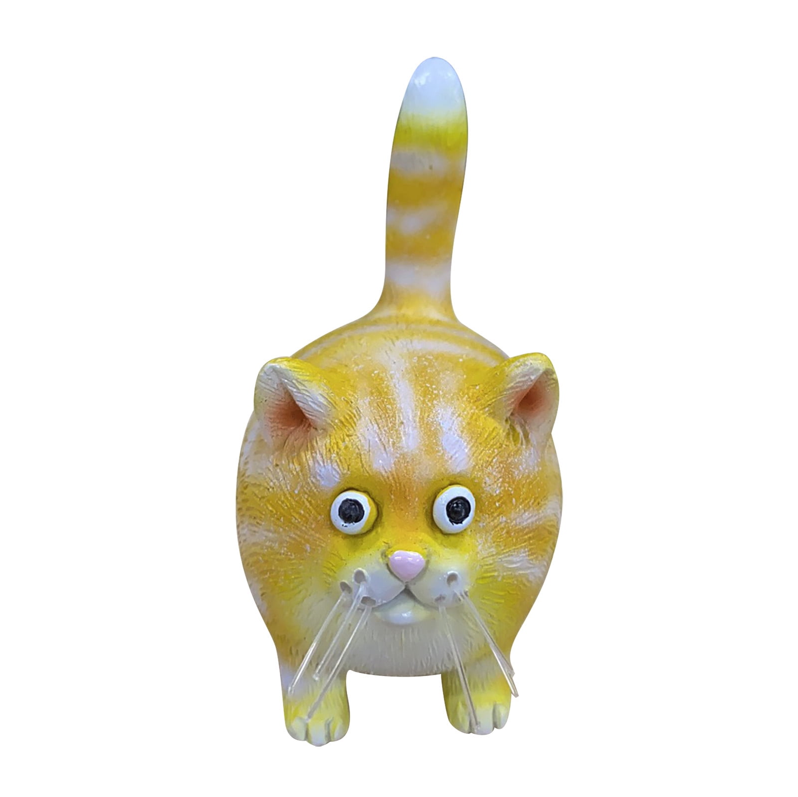 Kiplyki Christmas Tail Cat Tail Erected Mini Micro Cat Decoration Resin ...
