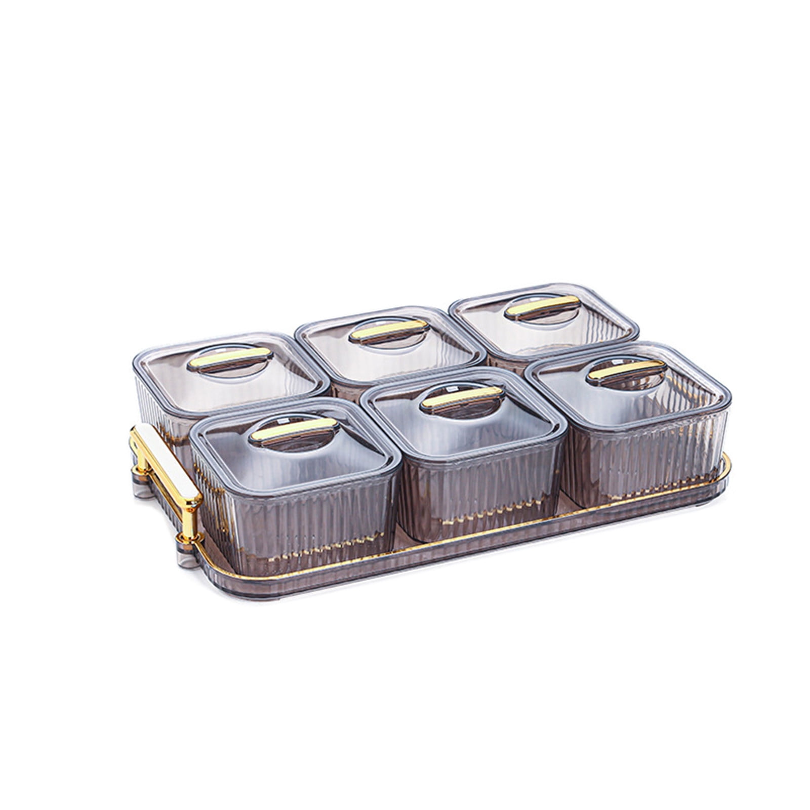 Kiplyki Cyber Deals Fruit Tray Clear Snack Display Tray Candy Snack ...