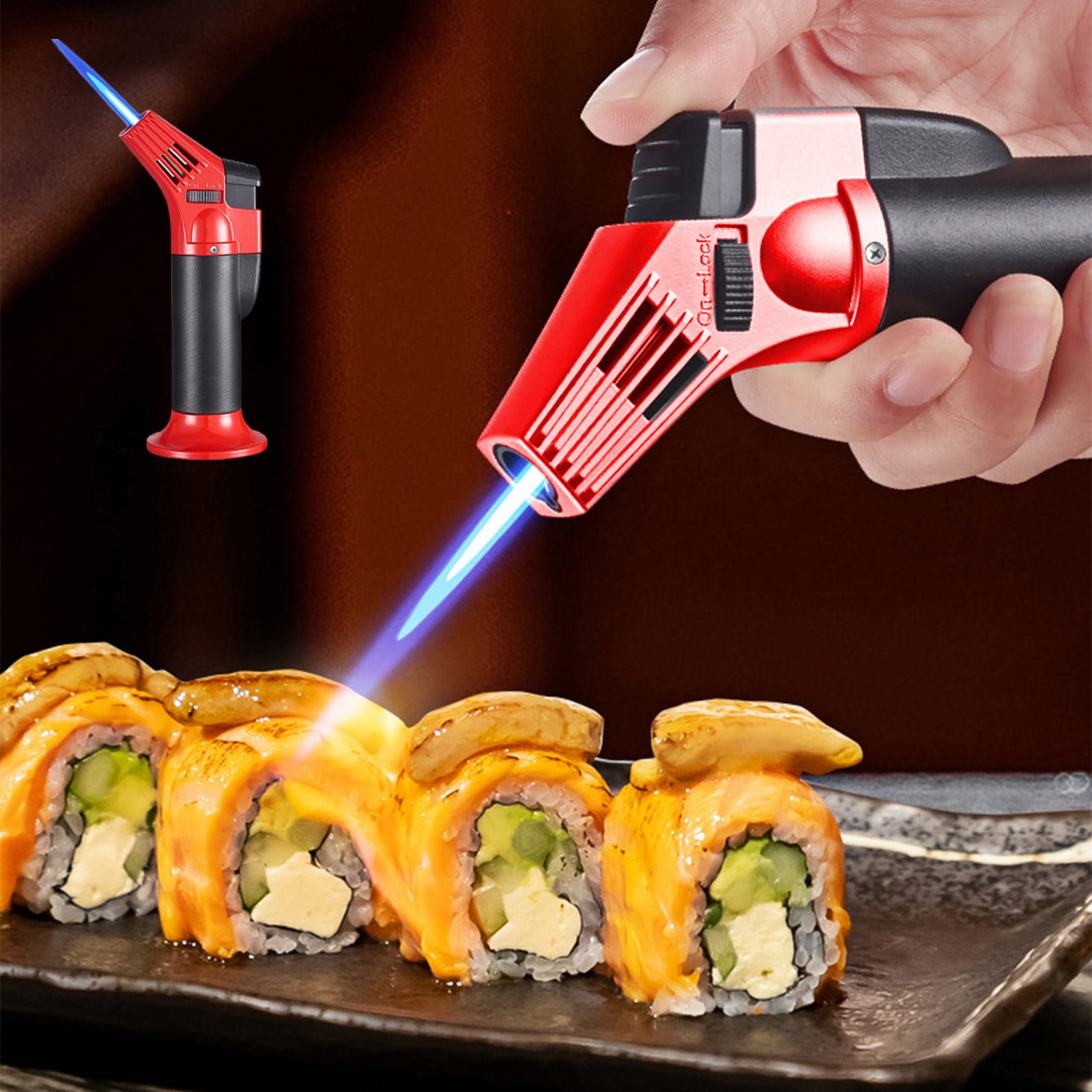 Kiplyki Butane Lighter Technical Cooking Lighter Refillable Kitchen ...