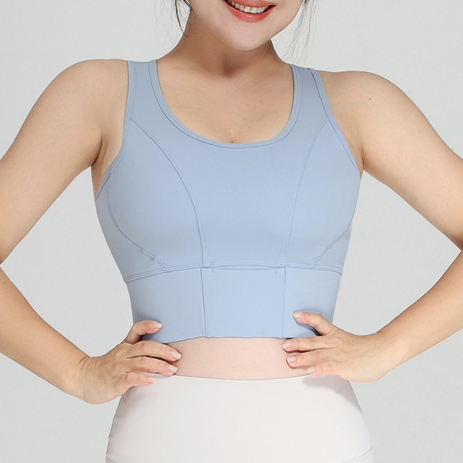 Kiplyki Discount Women's Plus Size Sports Bra Bagged Underwear High ...