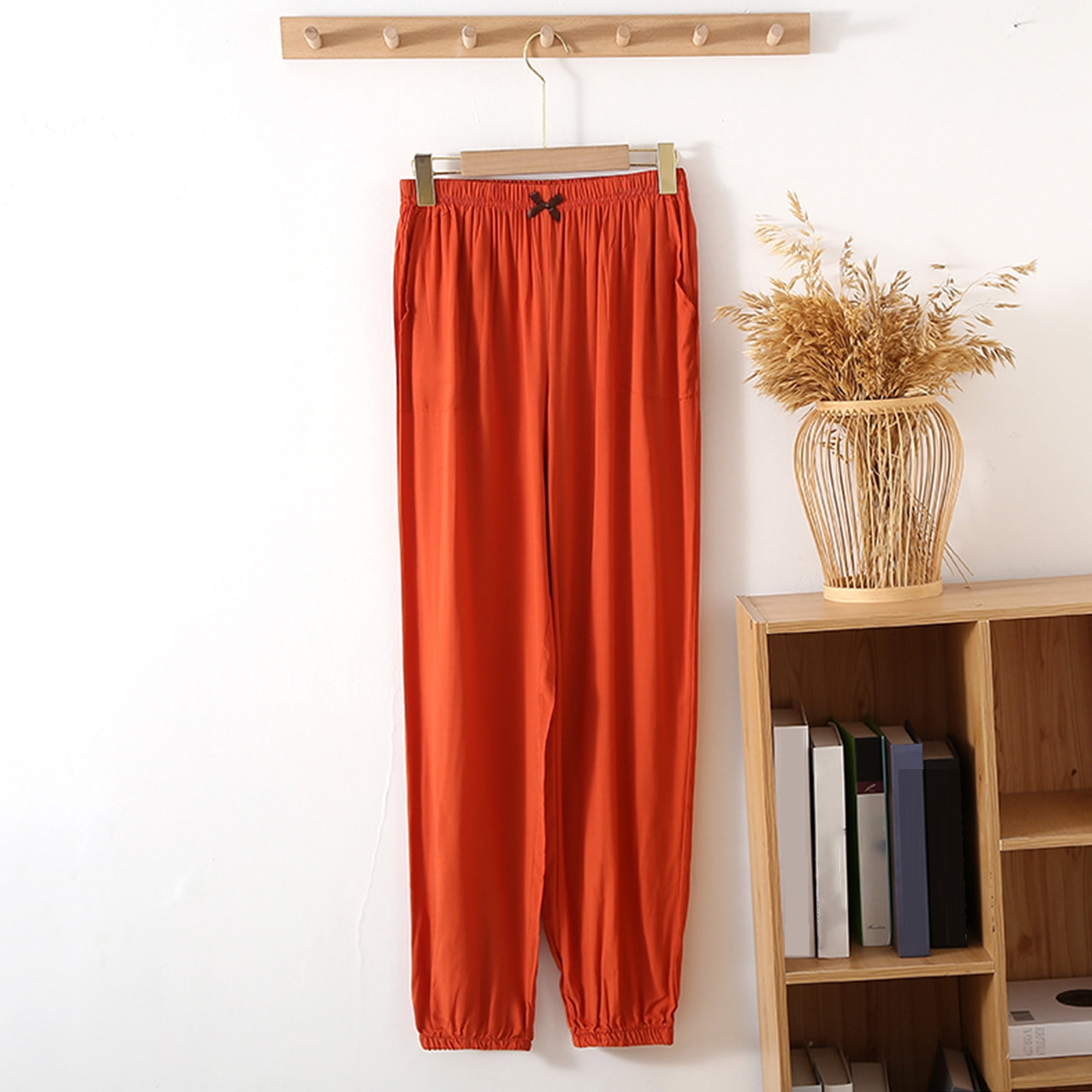 Kiplyki Fall Ladies Pants Color Sashes Straight Long Pants Trousers ...